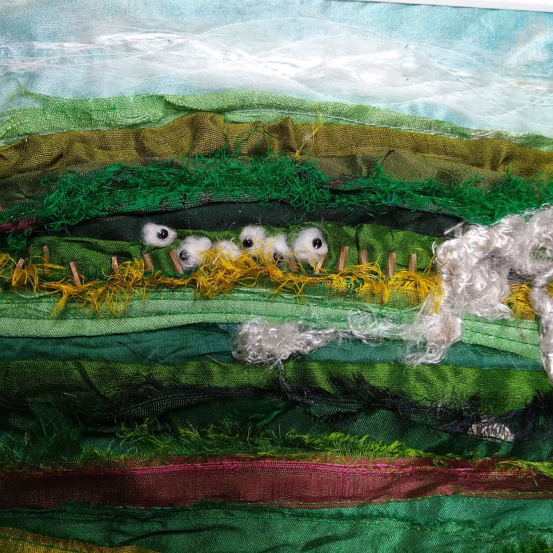 Mixed Media Textile Art – Karima Rebecca Powell Artist
