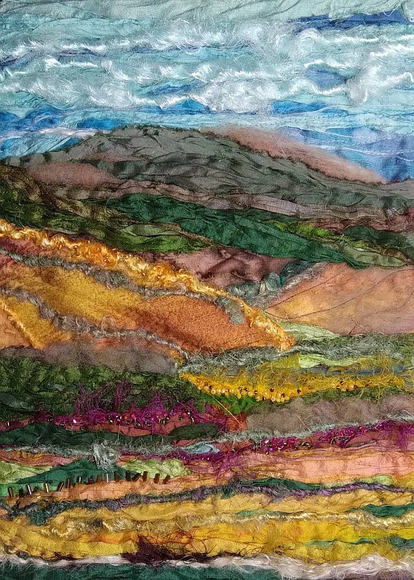 Mixed Media Textile Art – Karima Rebecca Powell Artist