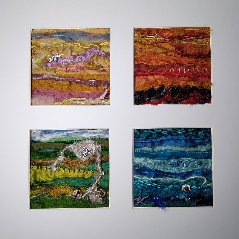 Mixed Media Textile Art – Karima Rebecca Powell Artist