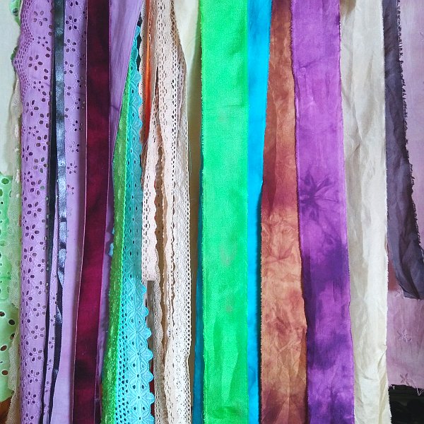 Mixed Media Textile Bundles – Karima Rebecca Powell Artist