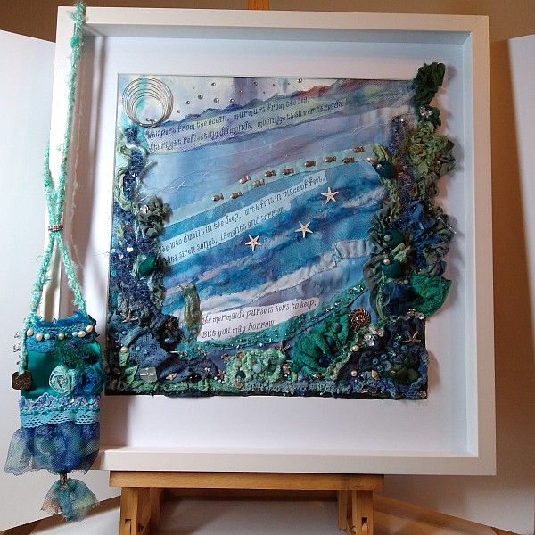 Mixed Media Textile Art – Karima Rebecca Powell Artist
