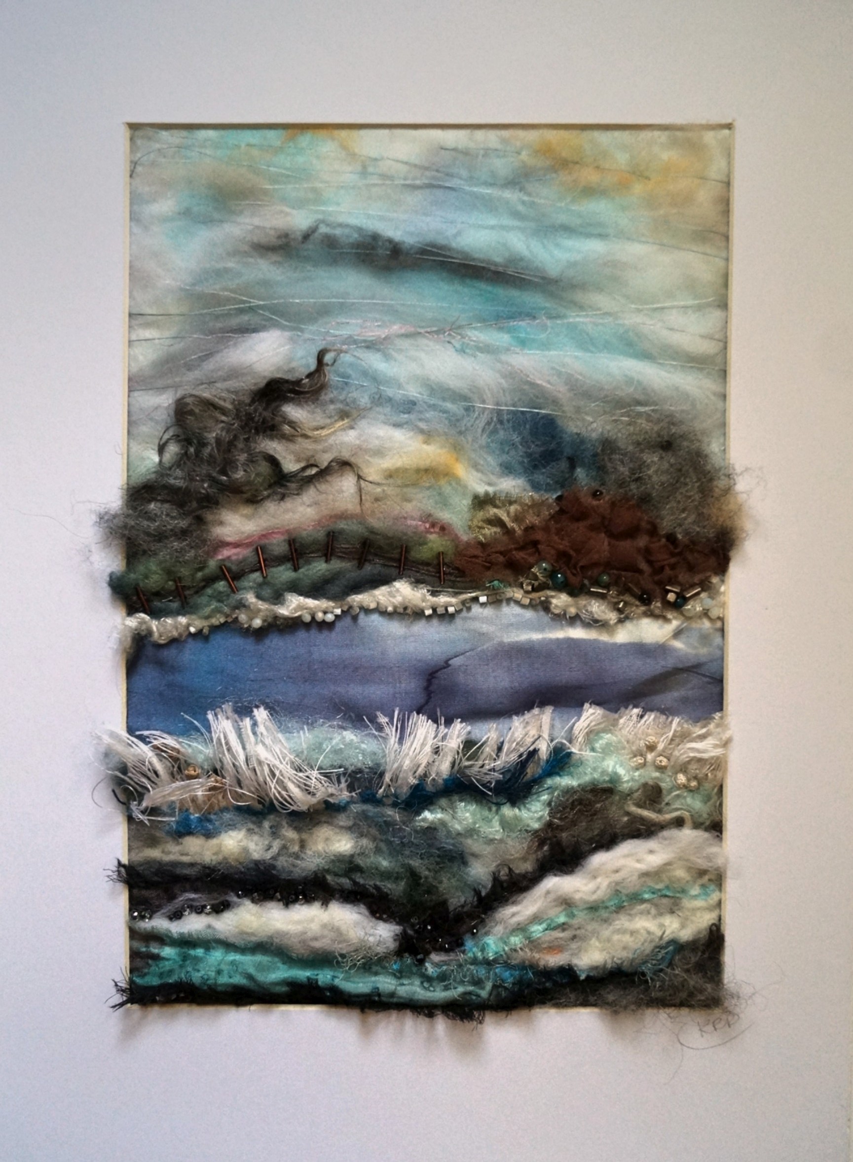 Mixed Media Textile Art – Karima Rebecca Powell Artist
